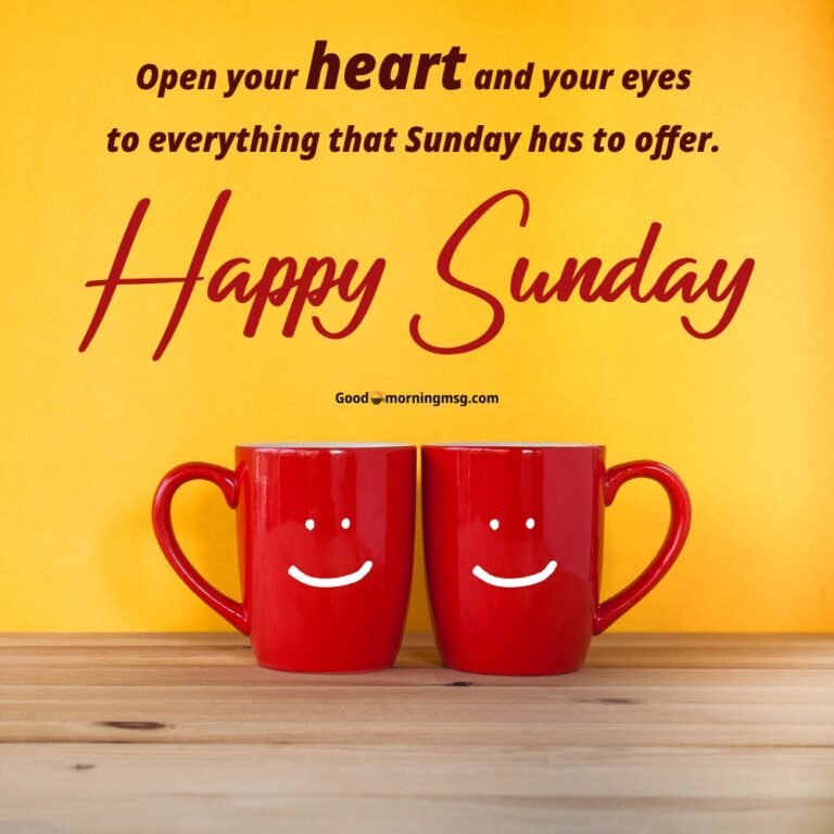 55+ Cute Happy Sunday Quotes: Happiness and Wishes - goodmorningmsg.com ...