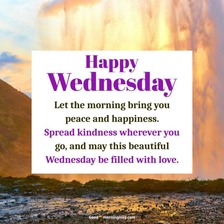 Good Morning Happy Wonderful Wednesday With Love Photos ...