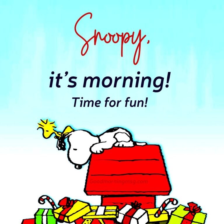 Good Morning Snoopy Charlie Brown and Friends - goodmorningmsg.com ...