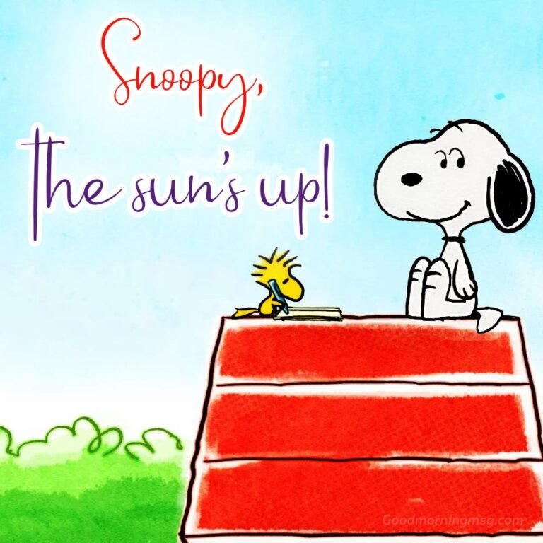 Good Morning Snoopy Charlie Brown and Friends - goodmorningmsg.com ...