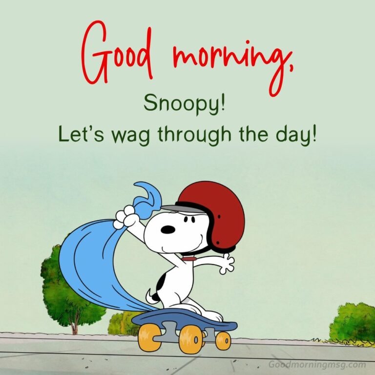 Good Morning Snoopy Charlie Brown and Friends - goodmorningmsg.com ...
