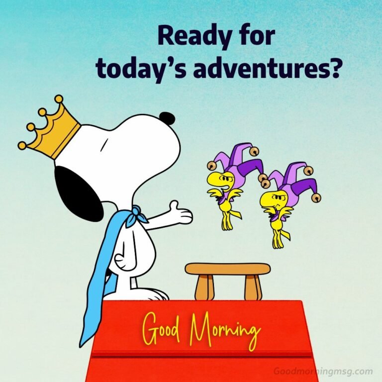 Good Morning Snoopy Charlie Brown and Friends - goodmorningmsg.com ...