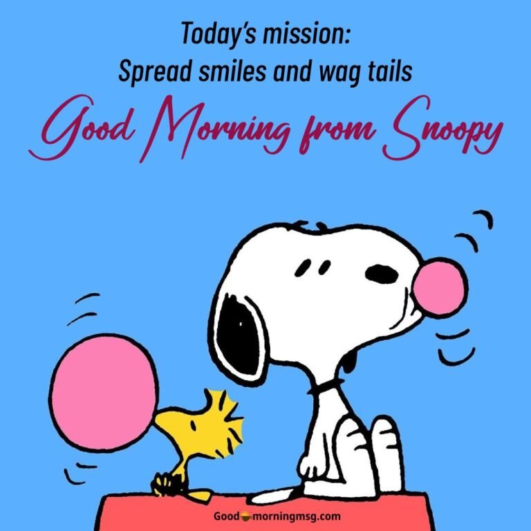 Good Morning Snoopy Charlie Brown and Friends - goodmorningmsg.com ...