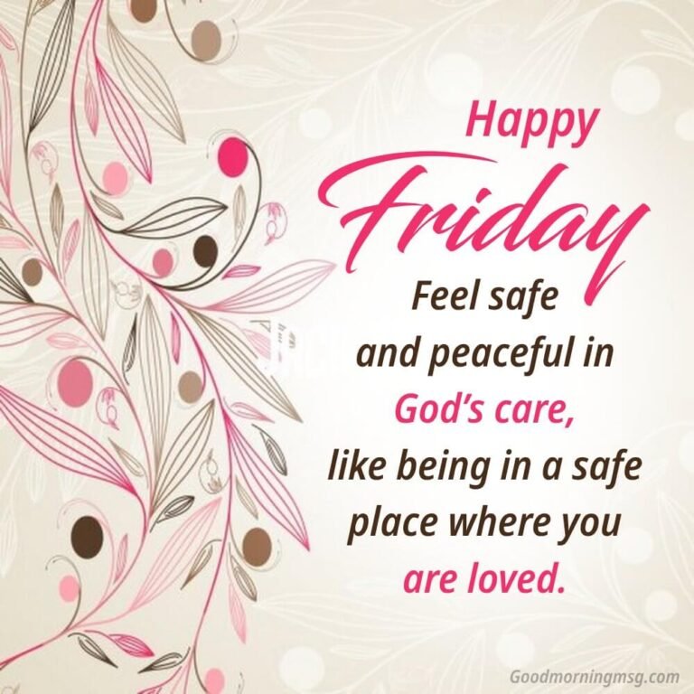 70+ Good Morning Blessings For Friday - goodmorningmsg.com - goodmorningmsg.com