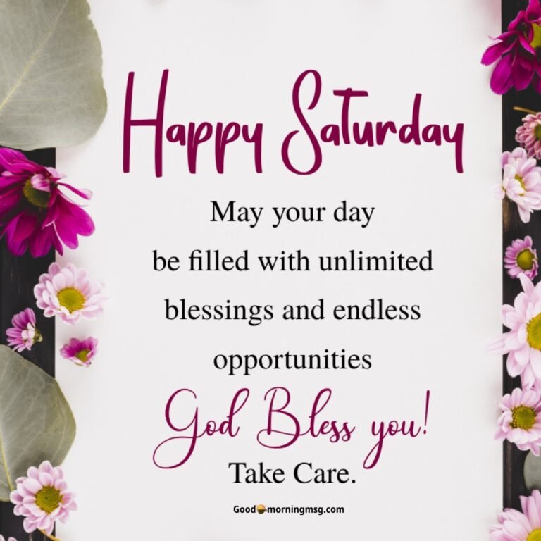 60+ Blessings For Good Morning Saturday Images - goodmorningmsg.com ...