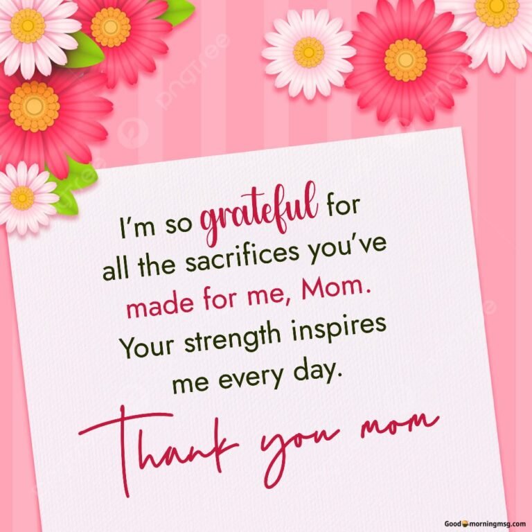 70+ Heartfelt Thank You Mom Quotes Wishes And Messages - goodmorningmsg ...