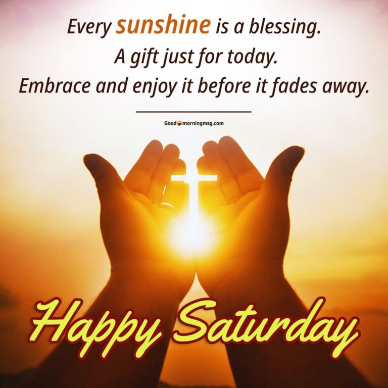 70+ Happy Saturday Good Morning Blessings - goodmorningmsg.com ...