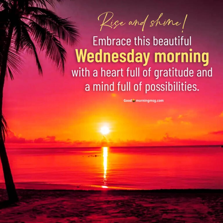 50 Good Morning Wednesday Wishes to Start Your Day with Positivity ...