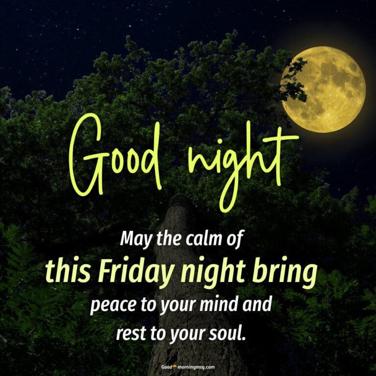 60+ Beautiful Good Night Friday Blessings Prayers and Quotes ...