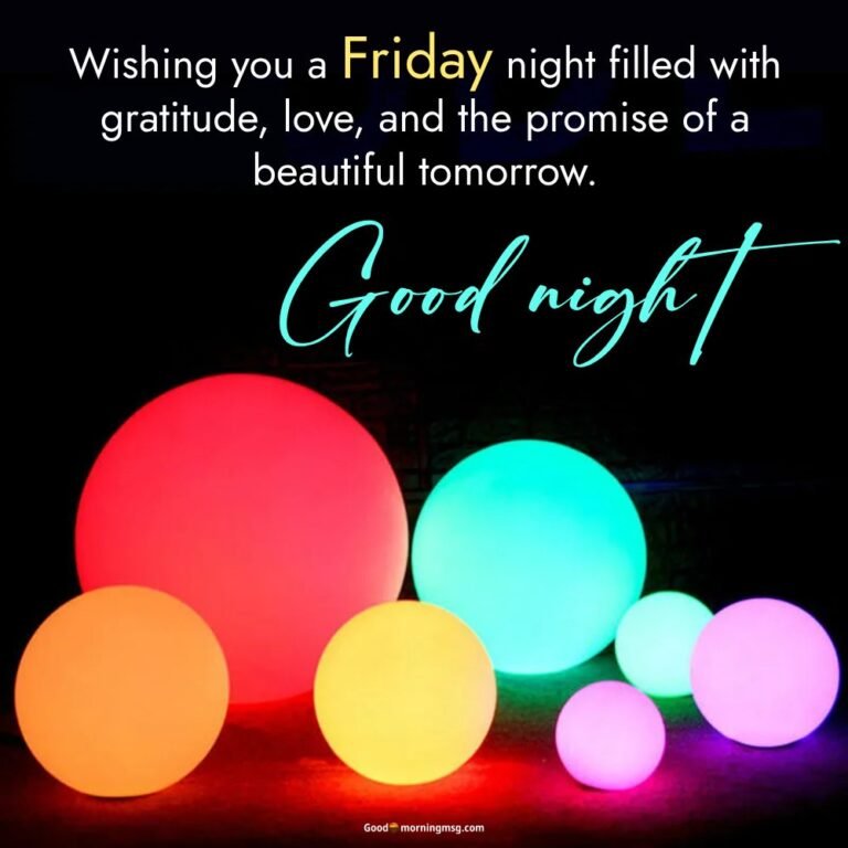 60+ Beautiful Good Night Friday Blessings Prayers and Quotes ...