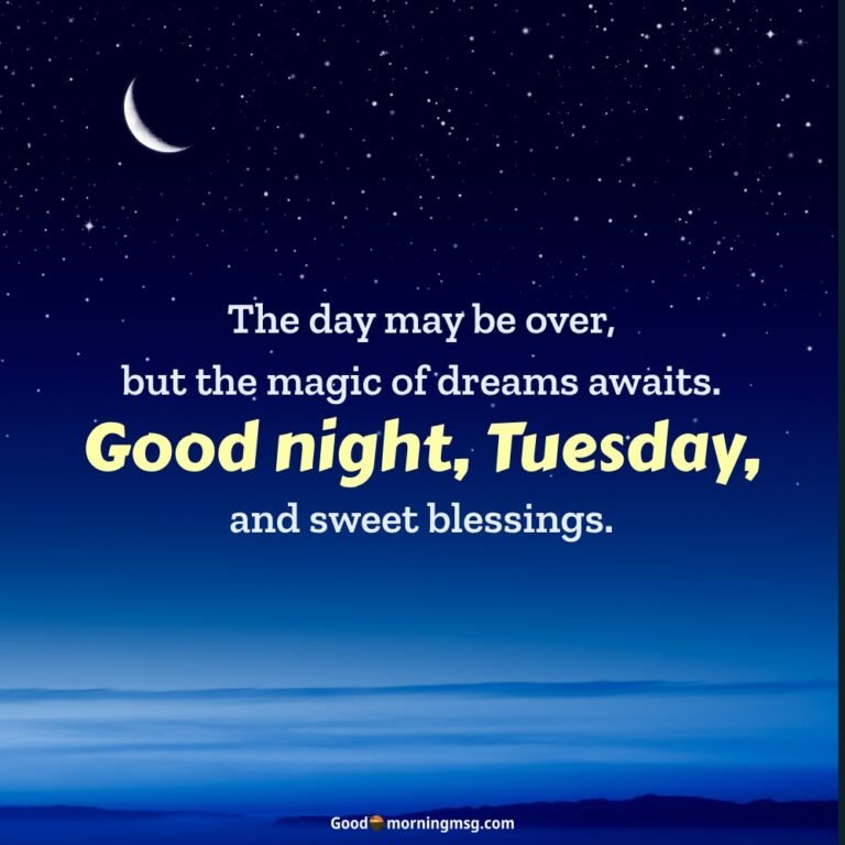 30+ Tuesday Blessings And Good Night Prayer Quotes - goodmorningmsg.com ...
