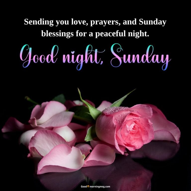 Sunday Good Night Blessings Images And Quotes - goodmorningmsg.com ...