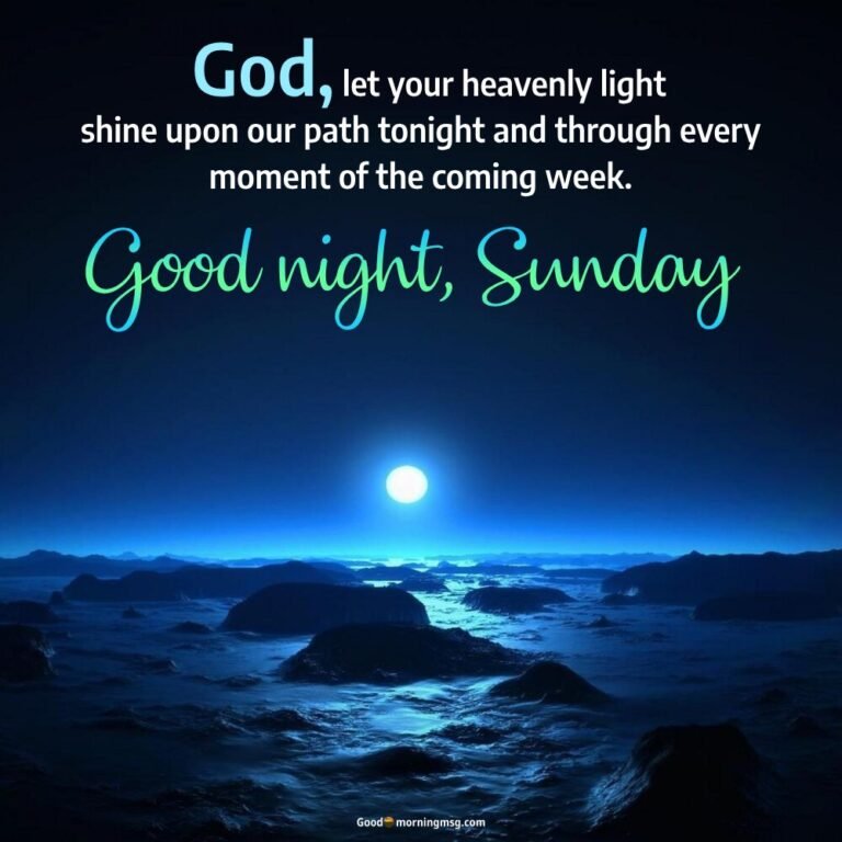 Sunday Good Night Blessings Images And Quotes - goodmorningmsg.com ...