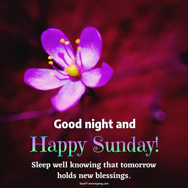 Sunday Good Night Blessings Images And Quotes - goodmorningmsg.com ...