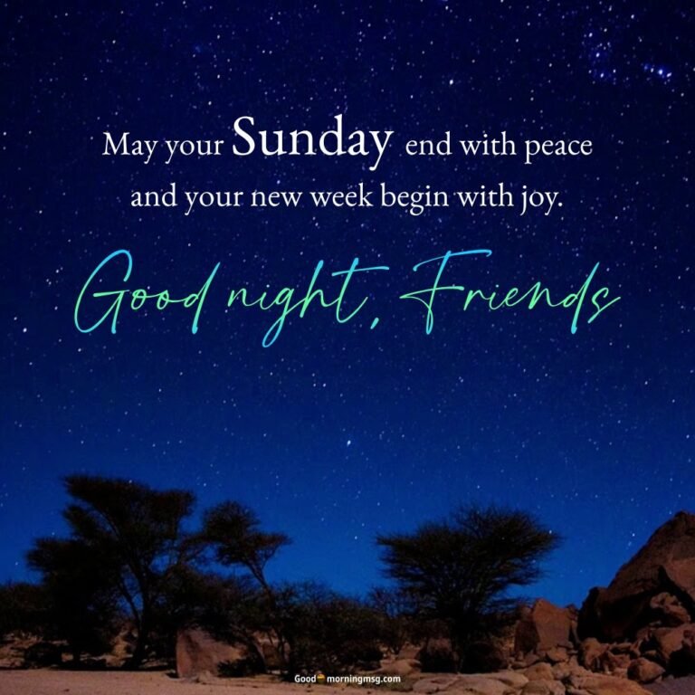Sunday Good Night Blessings Images And Quotes - goodmorningmsg.com ...