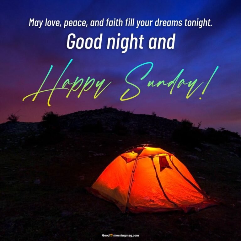 Sunday Good Night Blessings Images And Quotes - goodmorningmsg.com ...