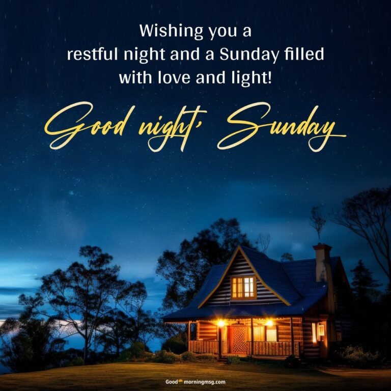 Sunday Good Night Blessings Images And Quotes - goodmorningmsg.com ...