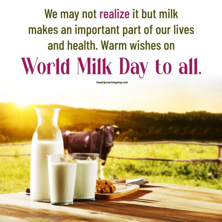 1st June World Milk Day Wishes Quotes And Poster - goodmorningmsg.com ...