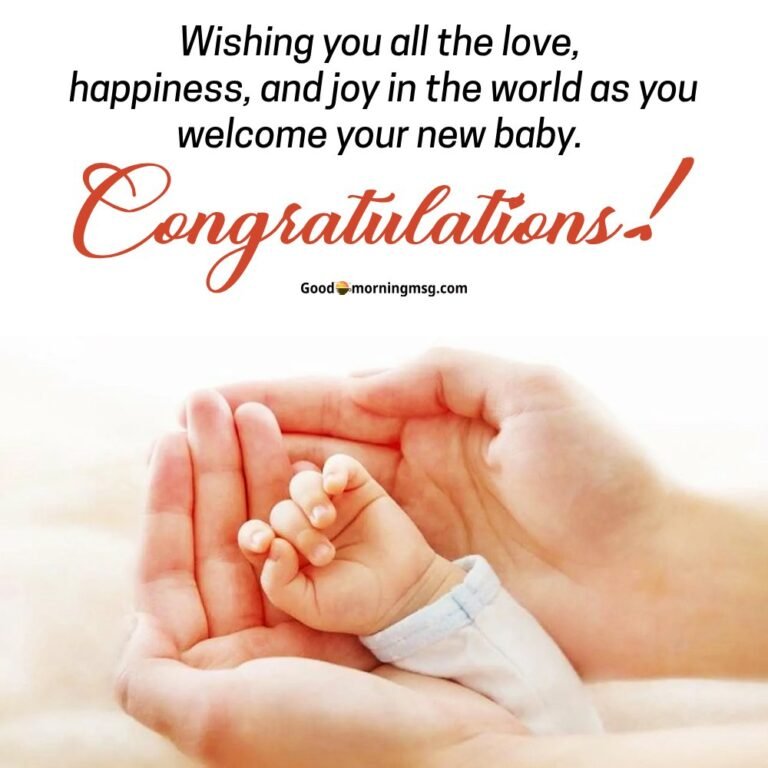 Congratulation Message For New Born Baby - goodmorningmsg.com ...