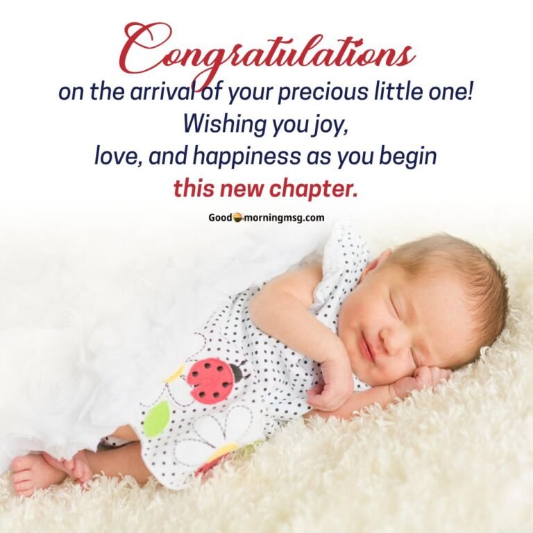 Congratulation Message For New Born Baby - goodmorningmsg.com ...