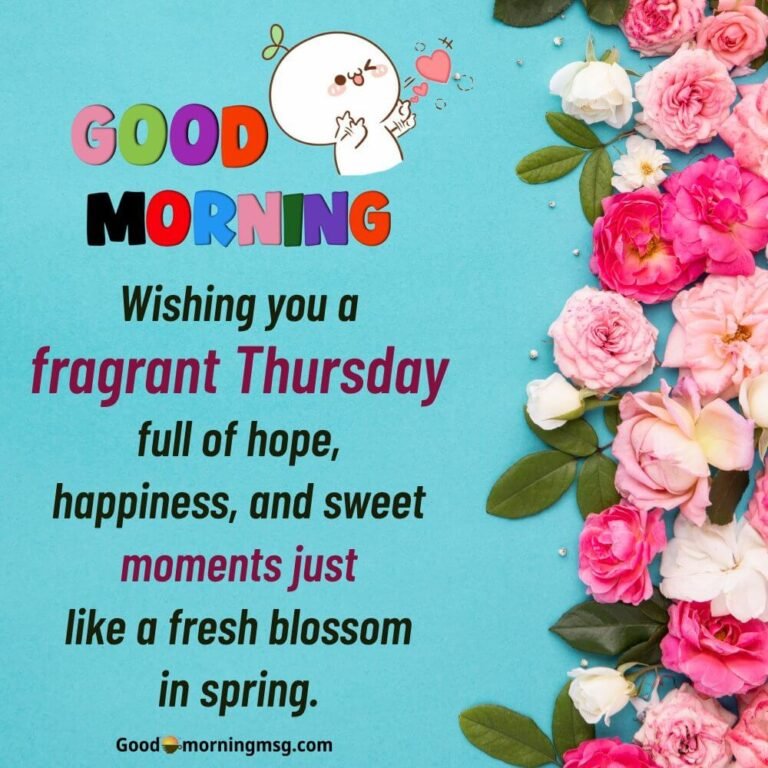70+ Good Morning Thursday Flowers Images - goodmorningmsg.com ...