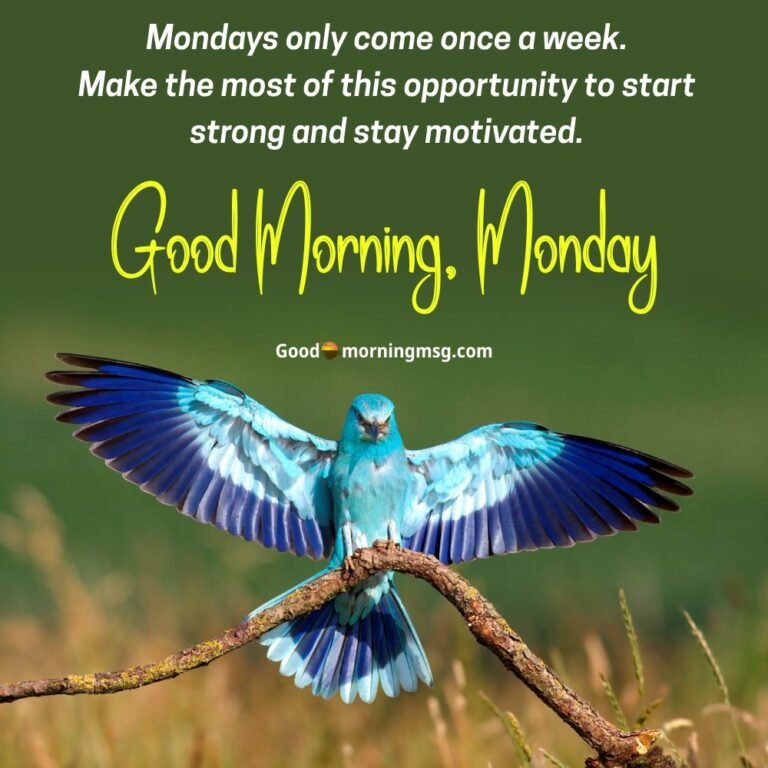150+ Blessed Good Morning Monday Inspiration Quotes - goodmorningmsg ...