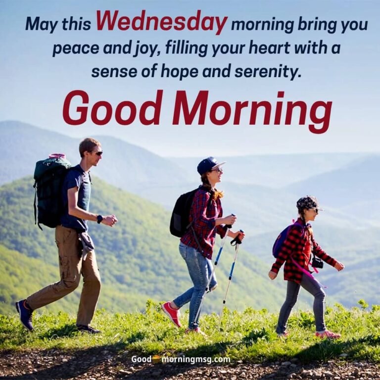 50 Good Morning Wednesday Wishes to Start Your Day with Positivity ...