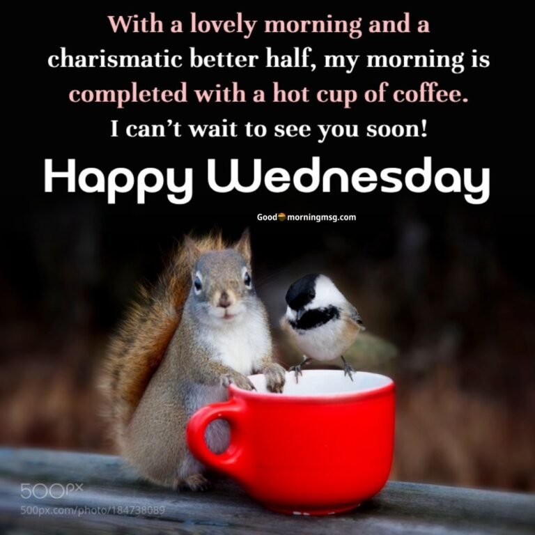 50 Good Morning Wednesday Wishes to Start Your Day with Positivity ...