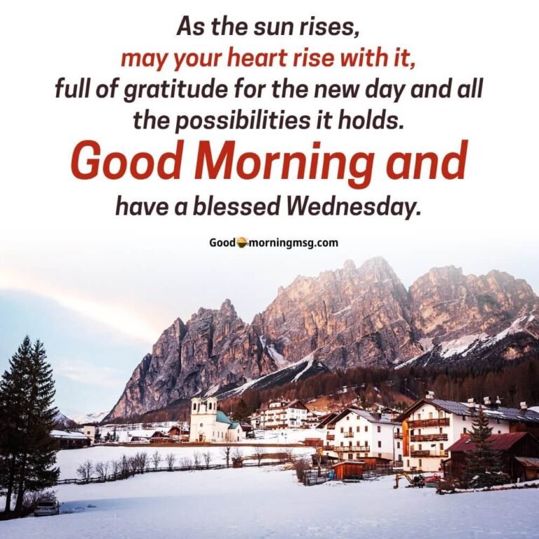 50 Good Morning Wednesday Wishes to Start Your Day with Positivity ...